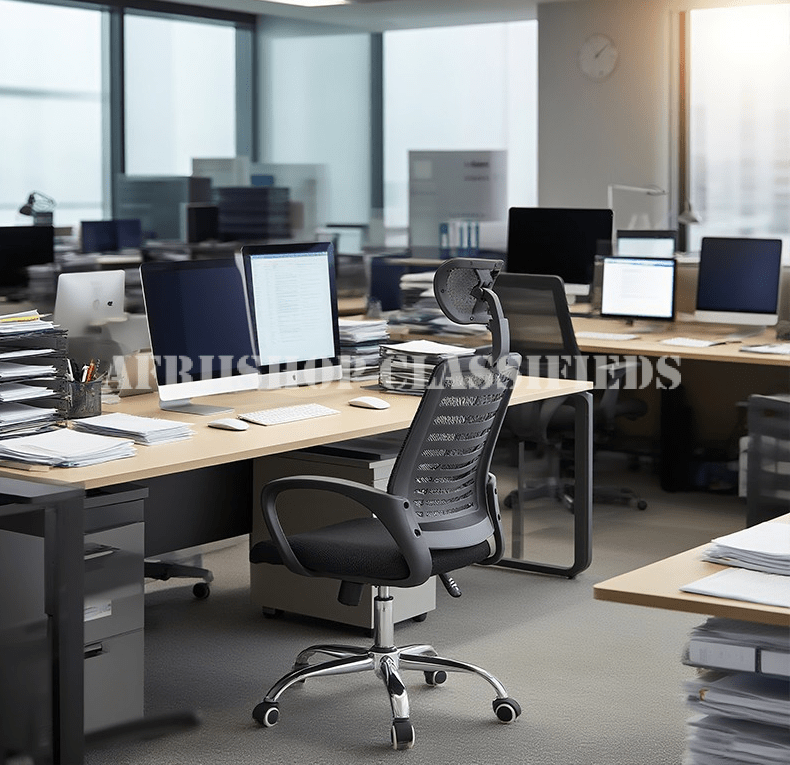 Office Chair; Mesh Fabric Swivel Metal Frame Office Chair – Afriishop ...