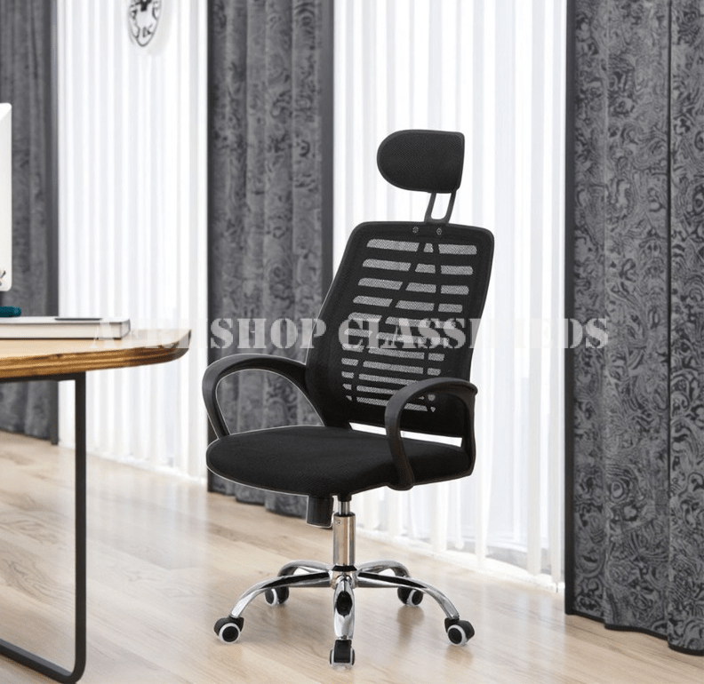 Office Chair; Mesh Fabric Swivel Metal Frame Office Chair – Afriishop ...